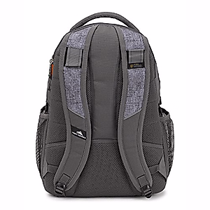 High Sierra Swerve Laptop Backpack, Slate/Woolly Weave, One Size