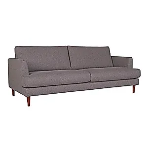 Amazon Brand – Rivet Canton Deep Mid-Century Modern Sofa Couch, 88.6"W, Dark Grey