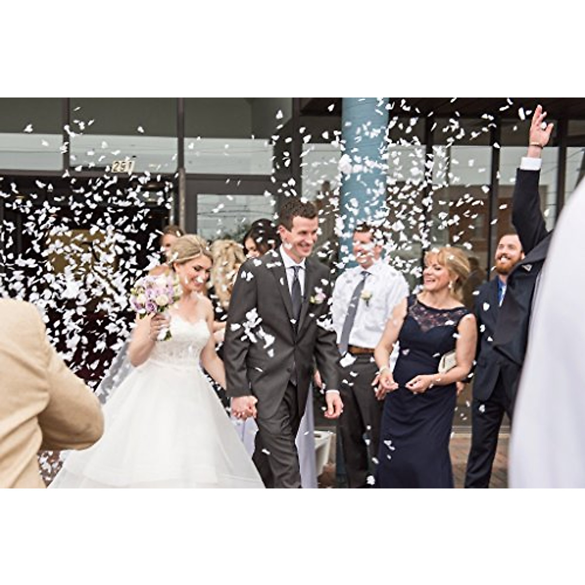Heart Shaped Biodegradable Wedding Confetti - 10,000 pieces. Product of The USA.