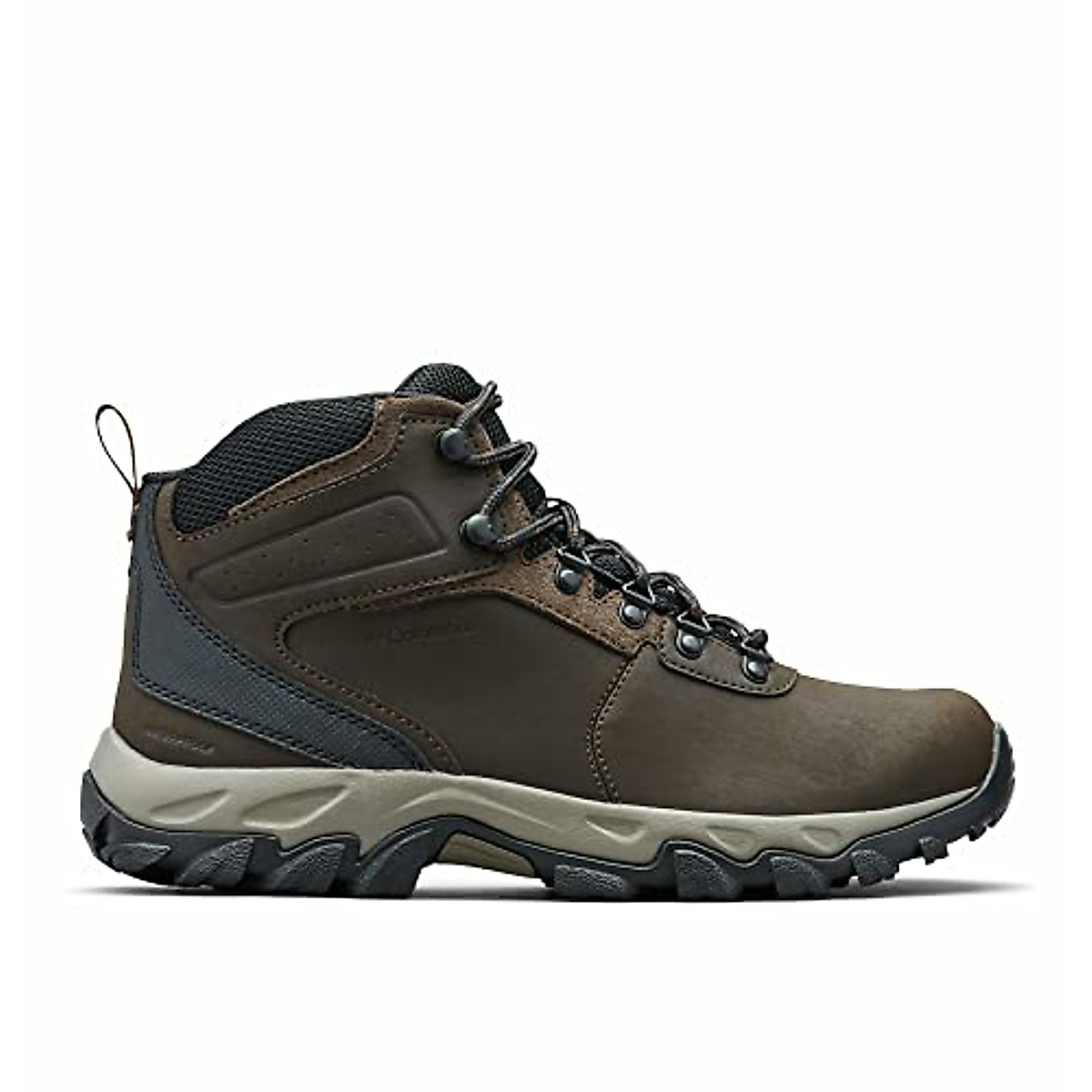 Columbia mens Newton Ridge Plus Ii Waterproof Hiking Boot, Cordovan/Squash, 8.5 US