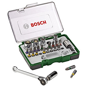Bosch 2607017160 Screwdriver-/RATCHET Set 27 Pcs