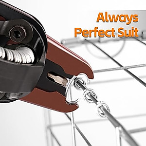 Kamsin SC7 15 Gauge Galvanized Steel 3/4-Inch Crown Hog Rings C Rings Staples Hog Ring Staples 1,000/Pack (1,000 PCS(Galvanized Steel))