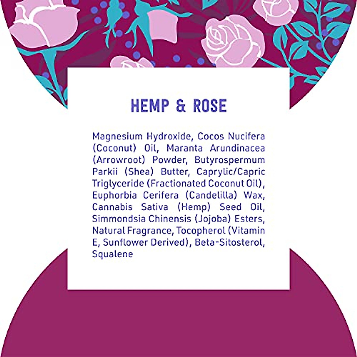 Schmidt's Aluminum Free Natural Deodorant for Women and Men, Hemp Seed Oil & Rose for Sensitive Skin with 24 Hour Odor Protection, Vegan, Cruelty Free 3.25 oz(Packaging may vary)