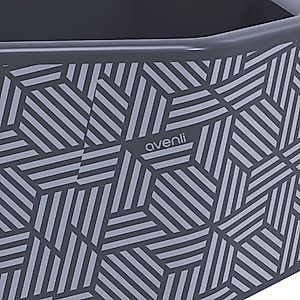 JLeisure Avenli 940L 67 Inch 5 Person Inflatable Hexagon Hot Tub Victory Spa, Stylish Inflatable Hot Tub Perfect for Relaxation, Gray