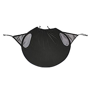 Baby Stroller Sun Shade Sun Protection Pram for Strollers Car Seats Pushchair Buggy Sunshade Parasol Sun Rain Canopy Cover Protection Stroller Accessories Awning Anti-UV Umbrella Sun Shade (Black)