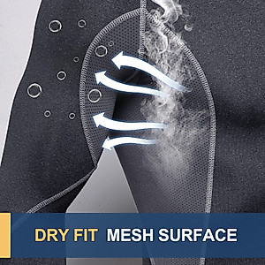 Milin Naco Compression Shirts for Men Long Sleeve Compression Undershirts Dry Fit Compression Shirt Baselayer Rash Guard