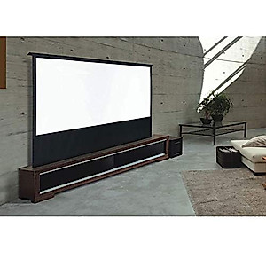 IULJH 92 inch 16:9 Floor Rising Electric Anti Light Motorized Projection Screen for Short Throw Projector