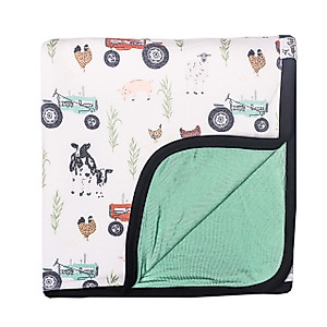 Copper Pearl Three-Layer Baby Blanket: Soft Baby Quilts for Boys and Girls | Breathable, Cozy, Toddler Blanket | Baby Quilt for Newborns | 46x46 Premium Polyester/Rayon | Jo