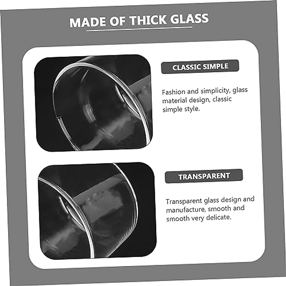 CIYODO 2Pcs dessert cup mini mousse cup trifle dish glass ramekin cups dessert bowls glass pudding containers with lids clear container Household Yogurt Cup Pudding Cup Yogurt Accessory