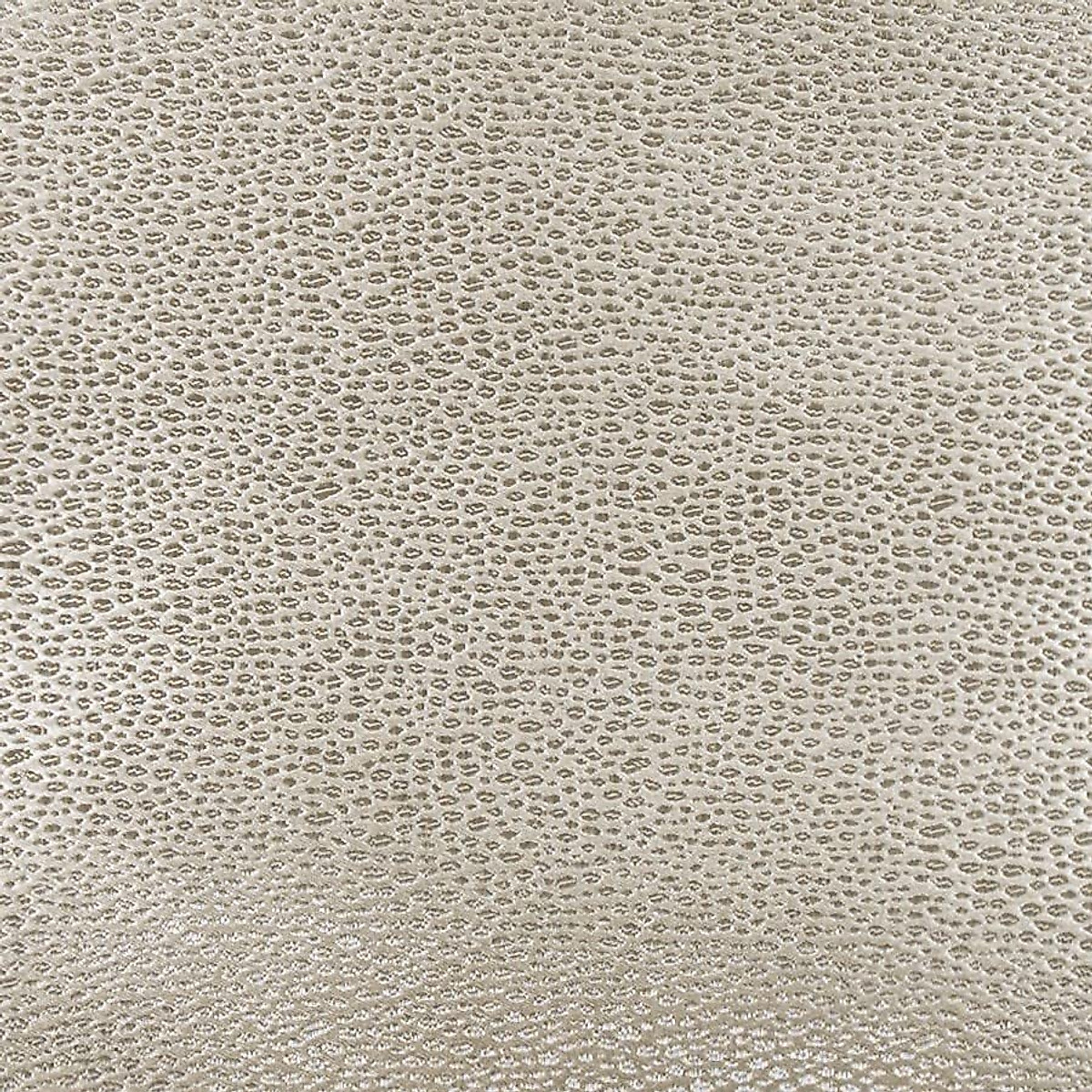 HiEnd Accents Marilyn Modern Bubble 3 Piece Duvet Cover Set with Pillow Shams, Gold Metallic Jacquard, Super King Size, Boho Glam Style Luxury Bedding, 1 Comforter Cover and 2 Pillow Cases