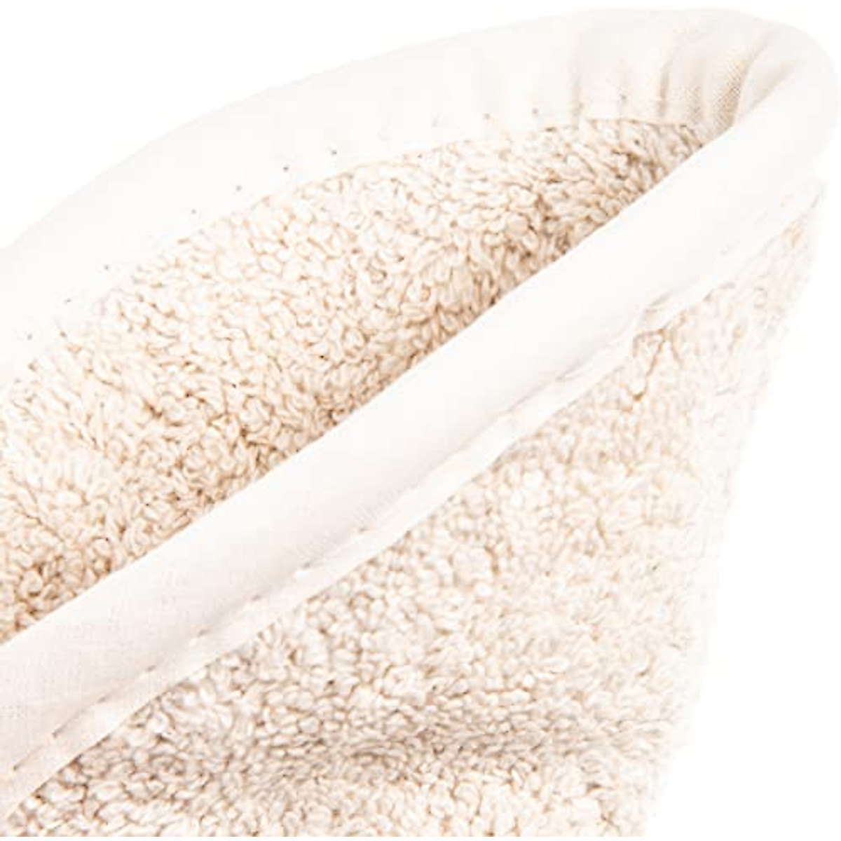 San Jamar Cotton Terry Cloth Round Potholders, 8 Inches, Tan, (Pack of 12), Medium