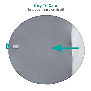 Bassinet Sheets Compatible with Fisher-Price On-The-Go Baby Dome, 2 Pack, 100% Jersey Knit Cotton Fitted Sheets, Breathable and Heavenly Soft, Grey Hearts and White Stars Print for Baby