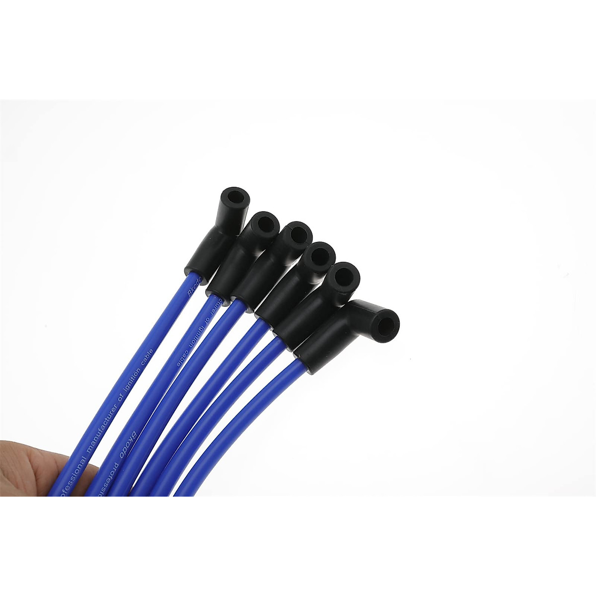 TONRYCUE Spark Plug Wire Replace 18-28086 for Sierra Marine Mercury V6 EFI DFI DTS, Pack of 6, Blue