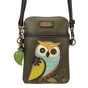 Chala Handbags Owl Gen A Cellphone Crossbody Handbag - Convertible Strap