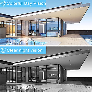 Borntechsz Tuya Smart Life Security Camera,3MP HD Wireless WiFi Home Surveillance Pan/Tilt 355° View Waterproof Full Color Night Vision, Human Detection,Auto Tracking