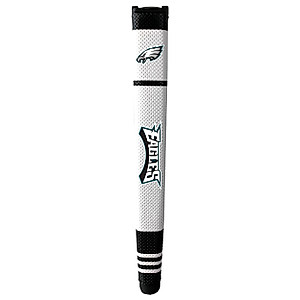 Team Golf NFL PHILADELPHIA EAGLES Golf Putter Grip Team Golf NFL Golf Putter Grip (Multi Colored) with Removable Ball Marker, Durable Wide Grip & Easy to Control