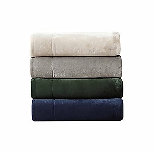 Eddie Bauer Ultra-Plush Collection Throw Blanket - Reversible Sherpa Fleece Cover, Soft & Cozy, Perfect for Bed or Couch, Twin, Blue