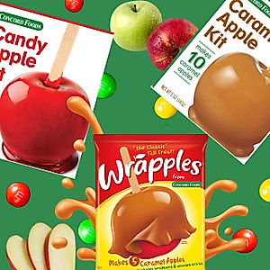 Concord Foods Caramel Apple Kit: Fall Favorite Treat - Indulge in Chewy Caramel Apples! Makes 10 Caramel Apples per Box, 5 oz (Pack of 2)