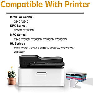 CG CHINGER TN450 Compatible Toner Cartridge Replacement for Brother TN450 TN420 TN-450 Used with HL-2270DW HL-2280DW HL-2230 HL-2240 MFC-7360N MFC-7860DW DCP-7065DN Intellifax 2840 2940 (2 Black)