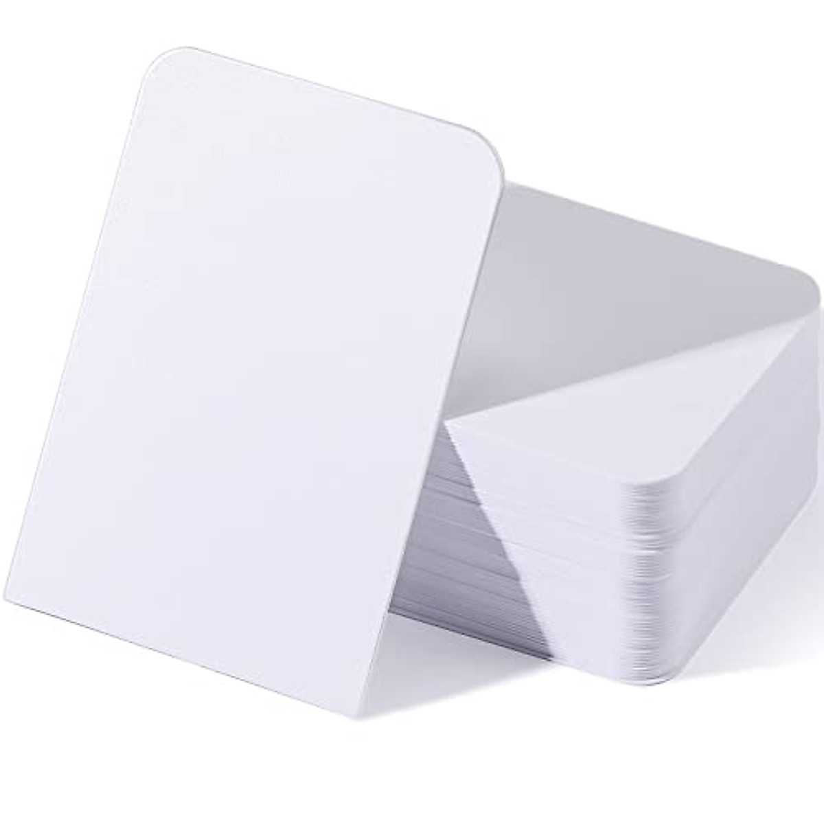 Yookeer Trading Card Divider Bulk Plastic Card Separators Baseball Card Dividers Blank Playing Card Divider for Storage Boxes Sports Cards Card Games(60 Pieces)