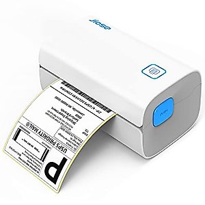 Jiose Thermal Shipping Label Printer - Desktop 4x6 Shipping Label Printer - Support ChromeOS Mac Windows - Apply to Ebay Amazon Shopify Etsy USPS FedEx etc E-Shopping and Logistics Websites