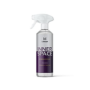 Lithium Inner Space - Interior Detailer, Conditioner, And Protectant. Revives Interiors and Keeps Them Looking New - Natural Appearance, UV Inhibitors, Low Sheen Formula, Makes Surfaces Healthy, Not Shiny.