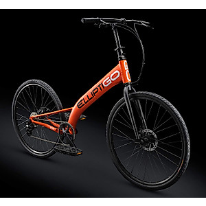 ElliptiGO RSUB Road Performance Outdoor Stand Up Bike and Best Hybrid Indoor Exercise Trainer, Orange