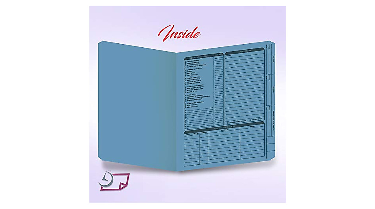 Durable Real Estate Listing Folders | Pack of 25