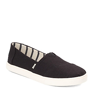 TOMS Women's Sneaker, Black, 8