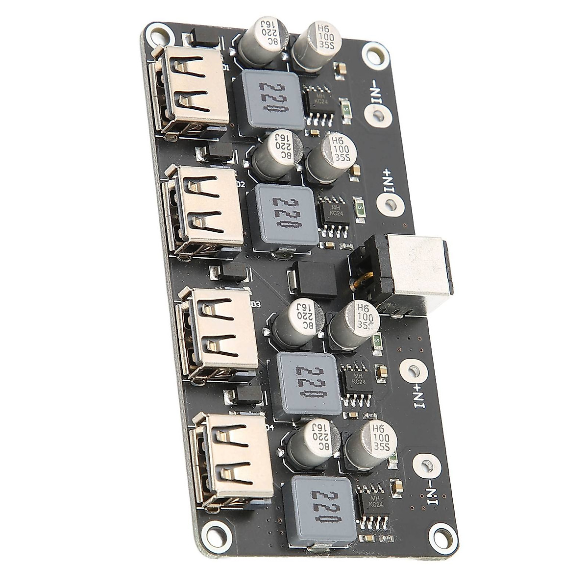 4 Way Charging Module 4 Way Fast Module 12V 24V to QC3.0 Power Module USB Phone Charging Converter Board Charging Power Converters