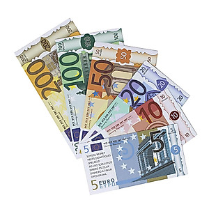 Learning Resources Euro Pack, Set of 60 Banknotes