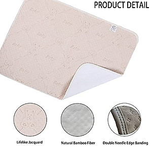 MUYG 2 Pcs Guinea Pigs Pee Pads Hamster Cage Liner Washable Chinchilla Bedding Mats Reusable Pad Super Absorbent Liners Travel Training Mat for Small Animals Cage Accessories(19.69x27.56in)