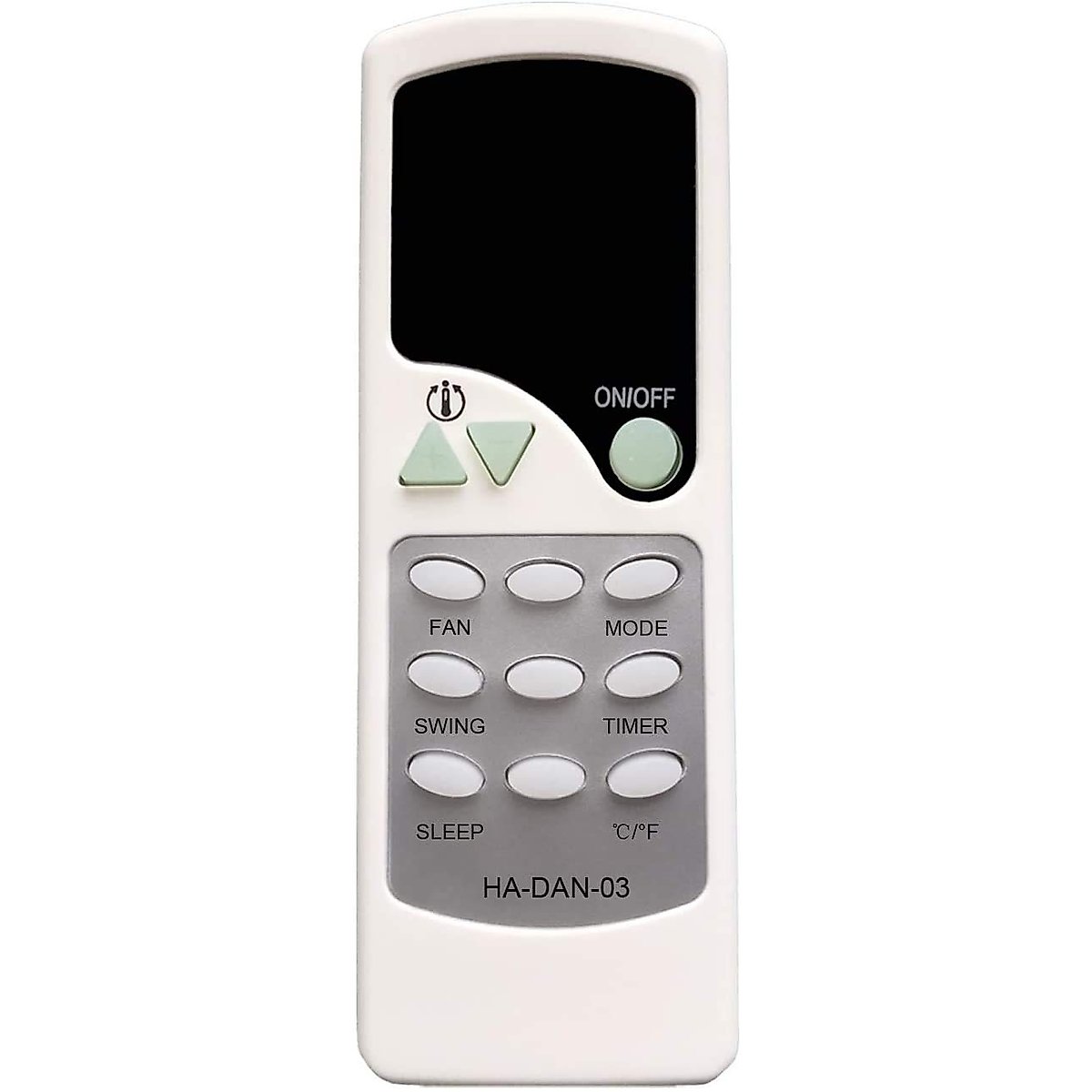 Replacement for DANBY Air Conditioner Remote Control for Model DPA120E1BDB DPA120E1WDB DPA100EAUWDB DPA100EAUBDB DPA120EAUWDB DPA120EAUBDB DPA120HEAUBDB DPA140HEAUBDB DPA140HEBUBDB DPA140HEAUWDB