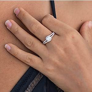 Diamond Promise Ring 1/4 cttw Sterling Silver I-J Color I2-I3 Clarity - Ring Size 6