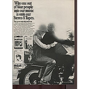 RCA STEREO 8 CARTRIDGE TAPES WHY OUT OF FOUR PEOPLE INTO OUR MUSIC IS ONTO OUR STEREO 8 TAPES 1970 ANTIQUE VINTAGE ADVERTISEMENT