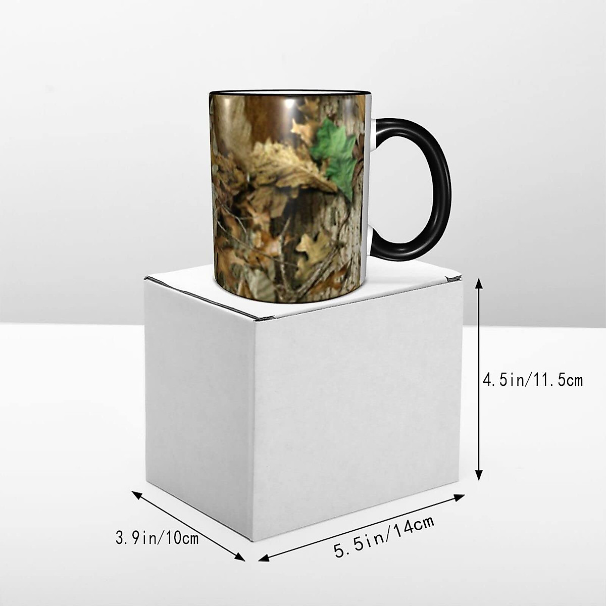 Augenstern Ceramic Coffee Mug Camo Deer Camouflage Hunting Novelty Tea Cup