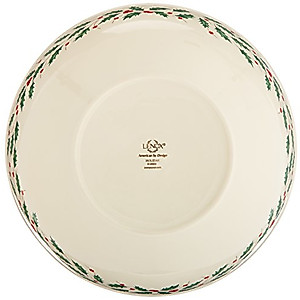 Lenox Holiday Large Bowl Red & Green, 3.95 LB
