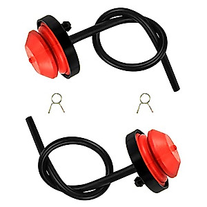 AILEETE 951-10639A Primer Bulb with Fuel Line for MTD Craftsman Troy-Bilt Ryobi Bolens Lawn-Boy Yard Machines Snowblower 751-10639, Replaces Tecumseh 570682A Primer Bulb (Pack of 2)
