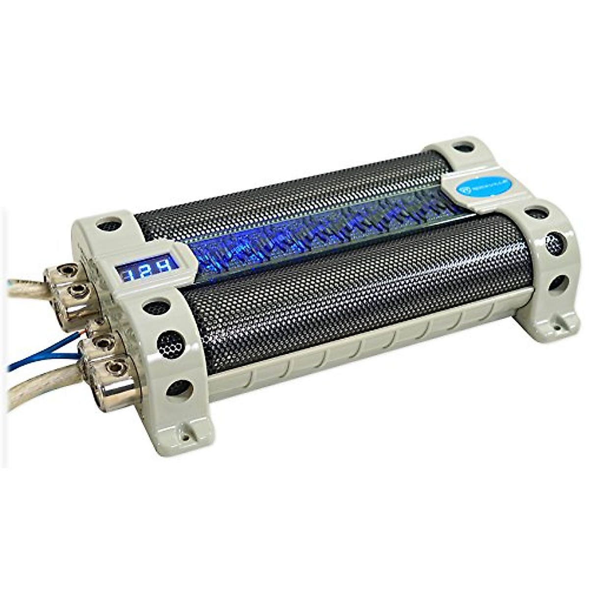 Rockville RFC50F 50 Farad Capacitor Blue Voltage Display