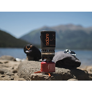 Primal Ridge Sabre Portable Solo 900ml Backpacking Stove. Butane/Propane Gas Jet Burner/Boiler. Camp Cooking and to Boil. A must-have Camping Cookware, camping pot set or camping accessories,