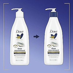 Dove Body Love Moisturizing Body Lotion Intense Care Pack of 3 for Rough or Dry Skin Softens and Smoothes 13.5oz