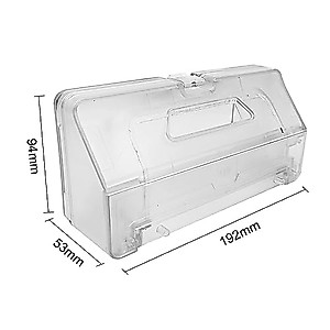 Compatible for Xiaomi Mop Pro STYTJ02YM，Compatible for VIOMI V2 PRO/V3 Accessories Vacuum Cleaner Dust Box Robotic Sweeper Mi Robot Dust Bin Box (Color : Set 2)