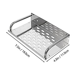 Rustic Wall Shelves Hanging Floating Shelves 1 Set Storage Rack Bathroom Wall- Mounted Shelf Practical Storage Shelf for Home Metal Floating Shelves Bathroom Wall Shelves