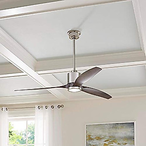 Home Decorators Collection YG749-PN Triplex 60” LED Polished Nickel Ceiling Fan