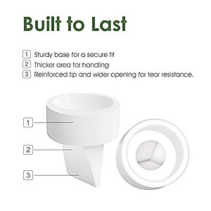 Maymom 3rd Gen Duckbill Valves Compatible with Spectra S1 Spectra S2 Spectra 9 Plus Spectra Dew 350 Not Original Spectra Pump Parts Spectra S2 Accessories Replace Spectra Valve (6pc White)