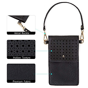 AnsTOP Small Crossbody Bags for Women, Crossbody Cell Phone Bag Tassel Wallet Purses with 2 Strap Best Gift for Women