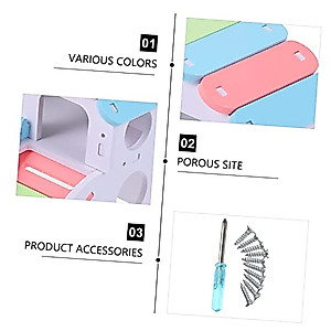 Ipetboom 2 pcs Mini Colorful Sleeping Play Exercise Houses Climbing Hamster Cabin Small Chic Funny Guinea Hut Habitat Chew Toys and Chews with Nest Cage Gerbil Hideouts Hideaway Rat Animal