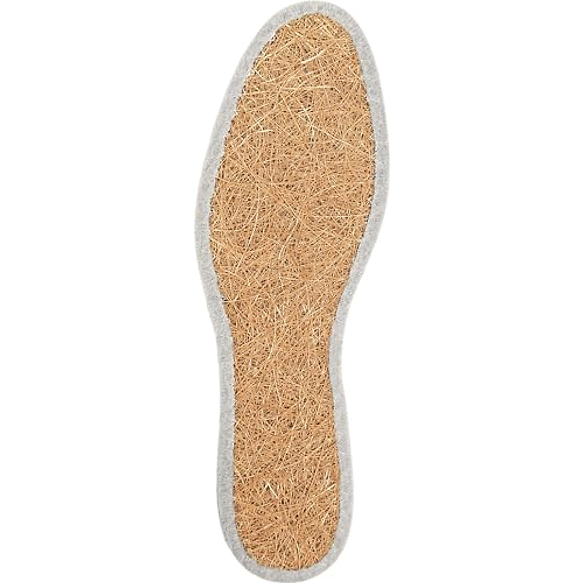 pedag Deo Fresh Natural Terry Cloth & Sisal Insoles, Handmade in Germany, Fully Washable, Perfect for Keeping Feet Dry and Fresh in The Summer, US W8 / EU 38, Grey, 3 Pair