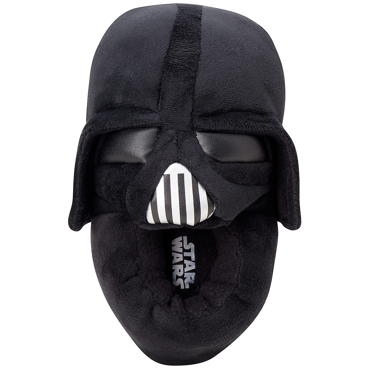 Disney Mandalorian Boys' Star Wars Slippers - 3D Baby Yoda Plush Fuzzy Slippers - Darth Vader Slippers for Boys (Shoe Size 11-5), Size 11-12, Darth Vader