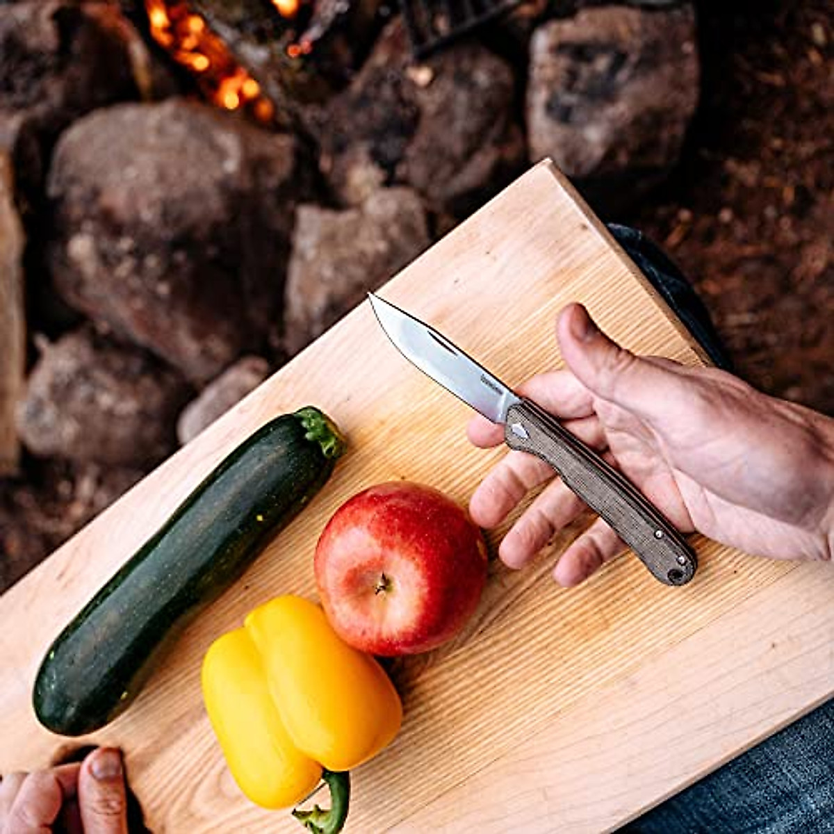 Kershaw Federalist Folding Pocket Knife, Manual Folder with Nail Nick, 3.25 inch CPM 154 Stainless Steel Blade, Made in the USA,Green